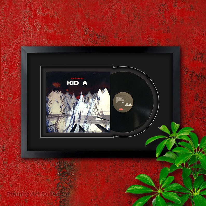 Radiohead - Kid A, Vinyl LP Record Framed and Ready to Hang, Music Gift ...
