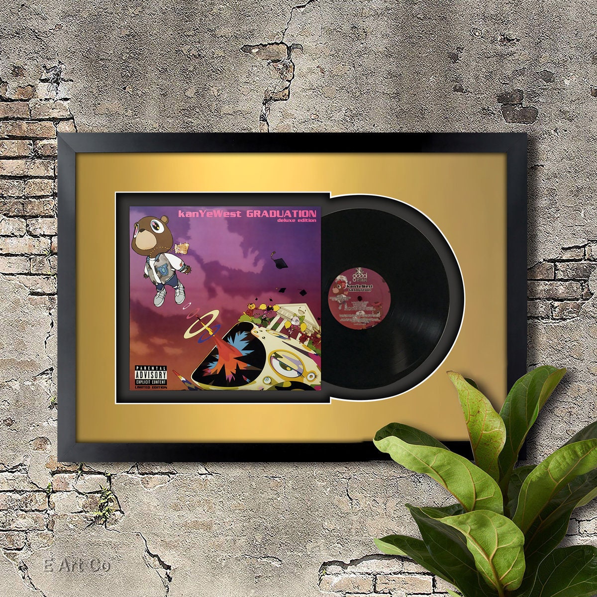 Kanye West , Graduation , Vinyl LP Record Framed and Ready to Hang ...
