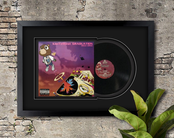 Kanye West Graduation Vinyl LP Record Framed and Ready to | Etsy
