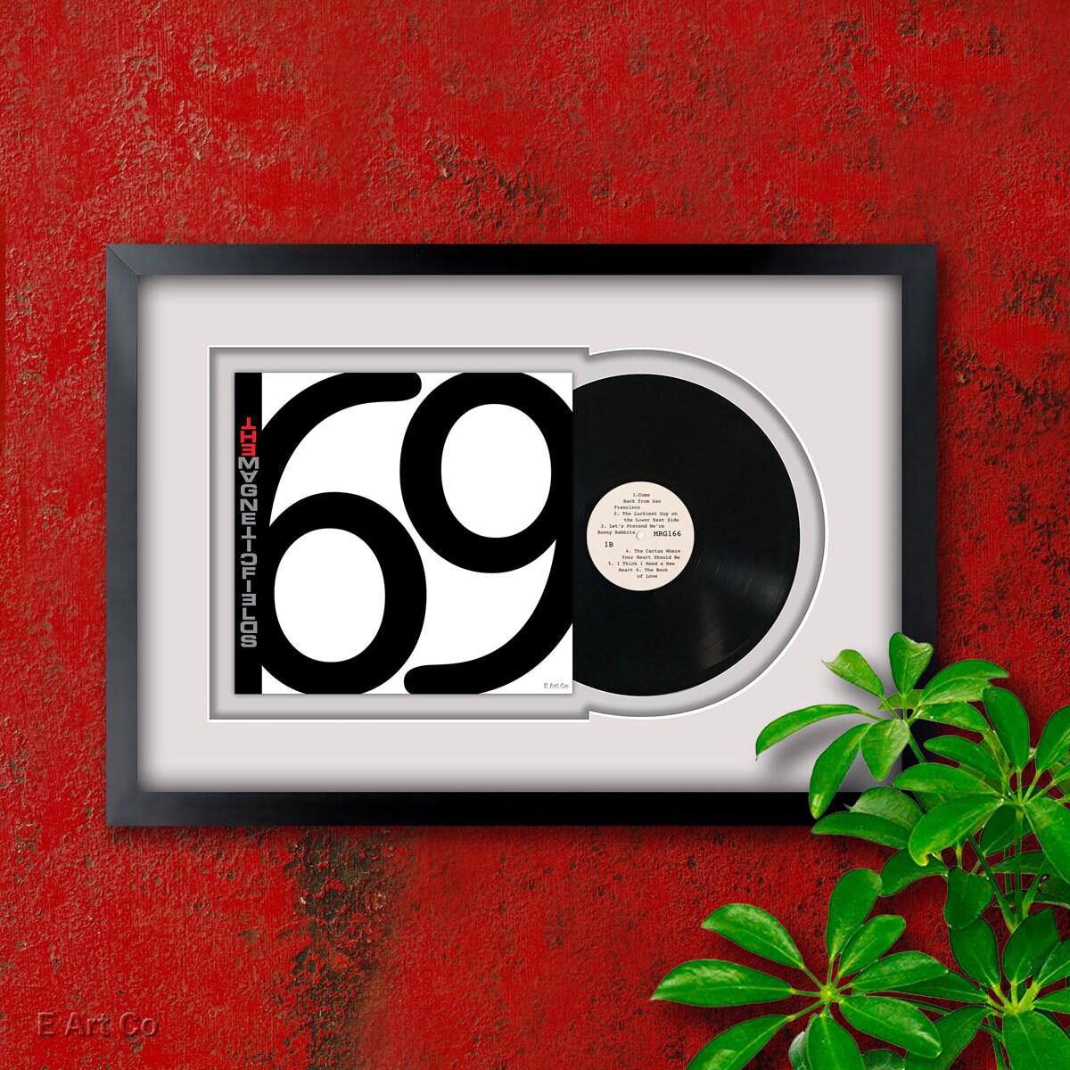 The Magnetic Fields 69 Love Songs Vinyl LP Record Framed and - Etsy