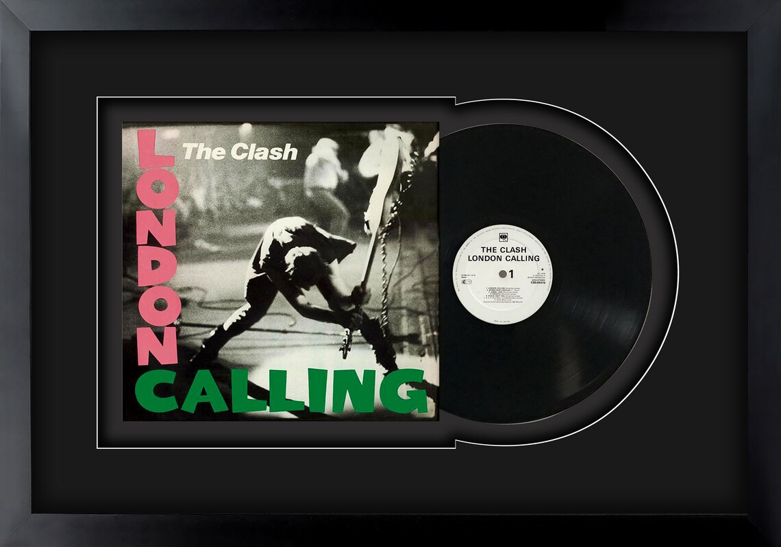 London Calling by the Clash Vinyl LP Record Framed and Ready to Hang ...
