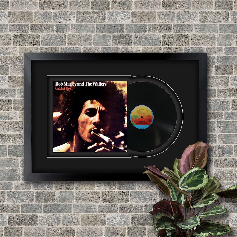 Bob Marley & the Wailers catch A Fire, Vinyl LP Record Framed and Ready ...