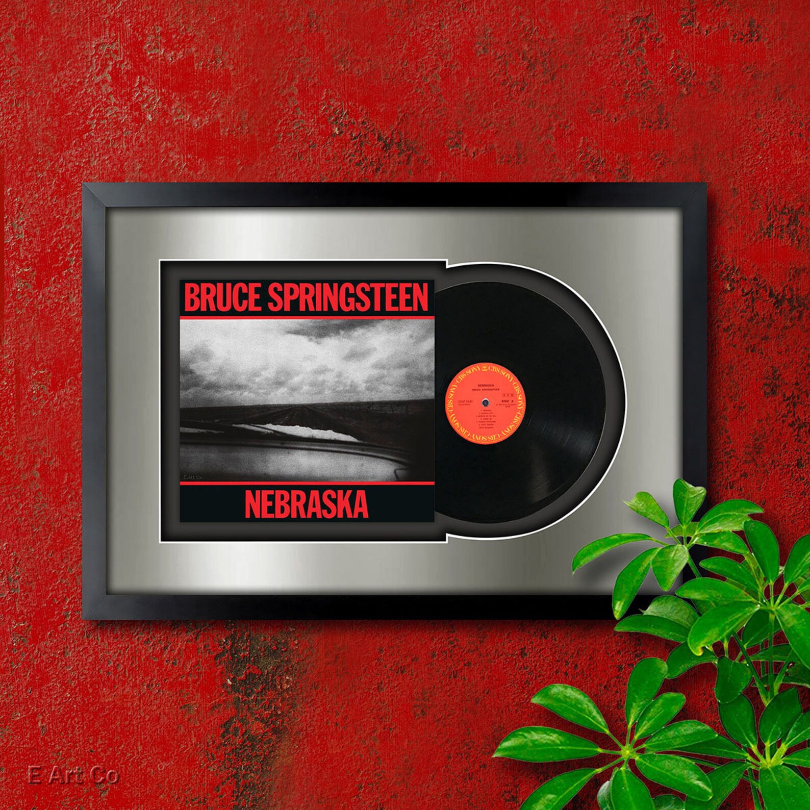 Nebraska by Bruce Springsteen Vinyl LP Record Framed and | Etsy