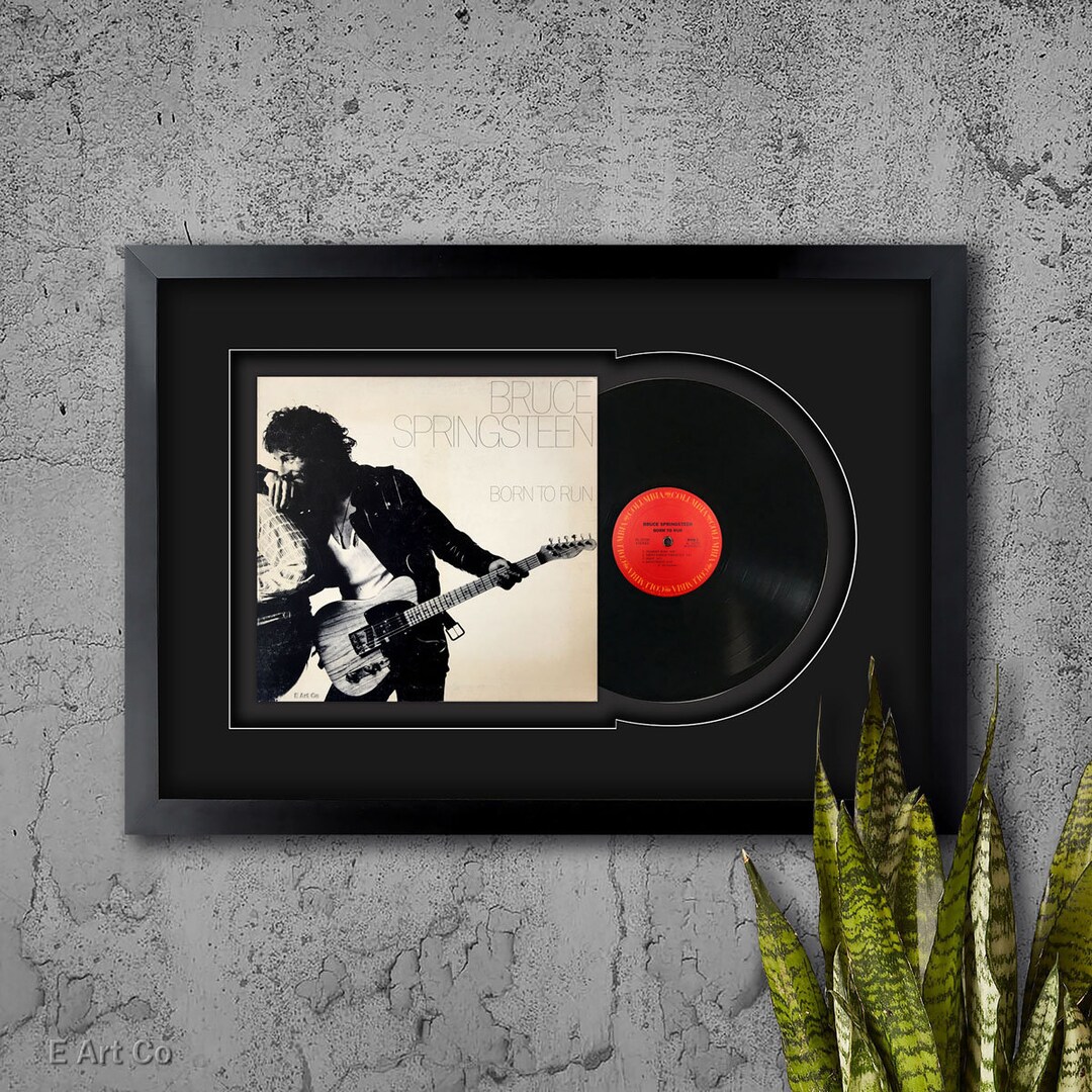 Born to Run by Bruce Springsteen Vinyl LP Record Framed and Ready to ...