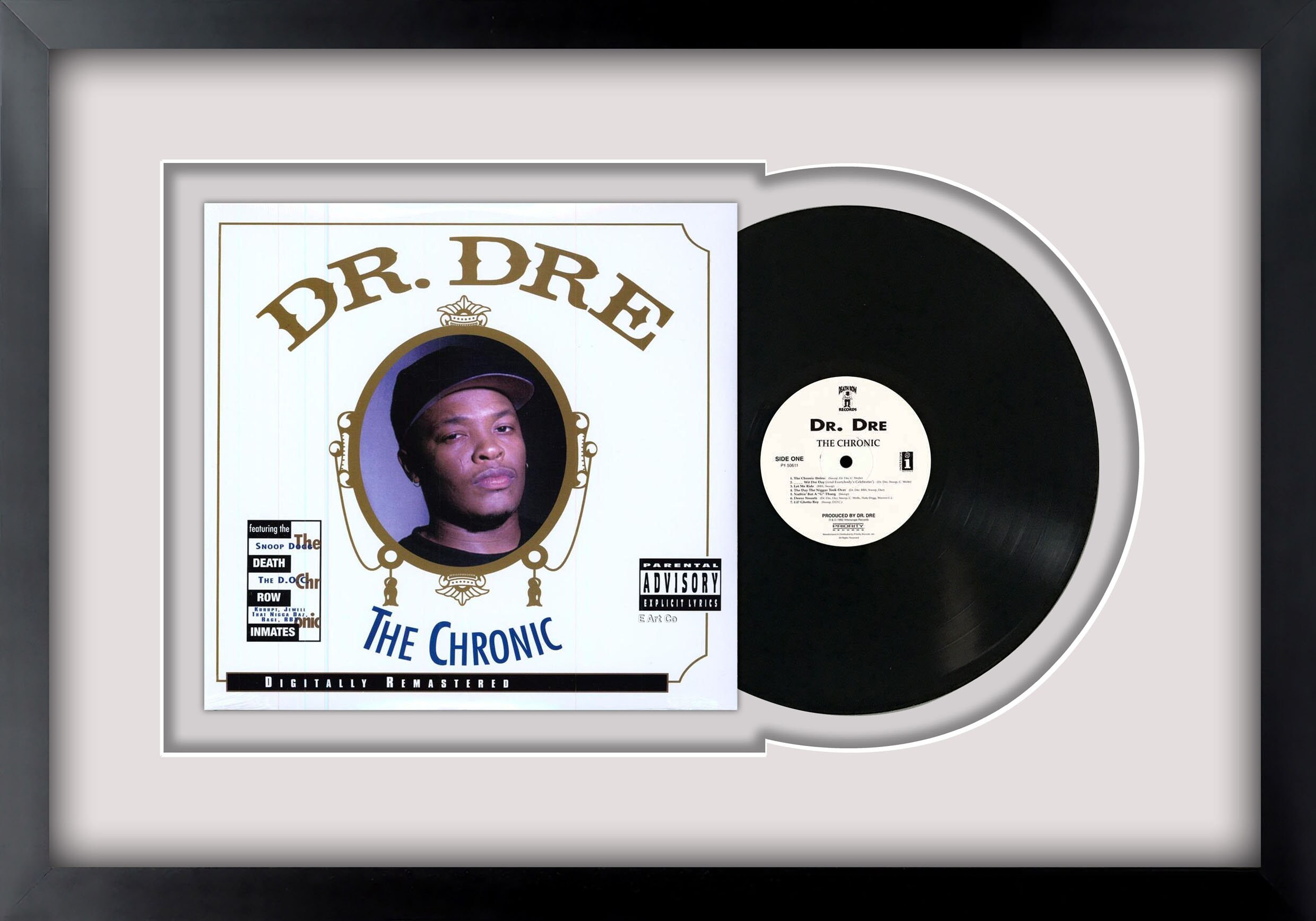 Chronic by Dr. Dre Vinyl LP Record Framed and Ready to Hang | Etsy
