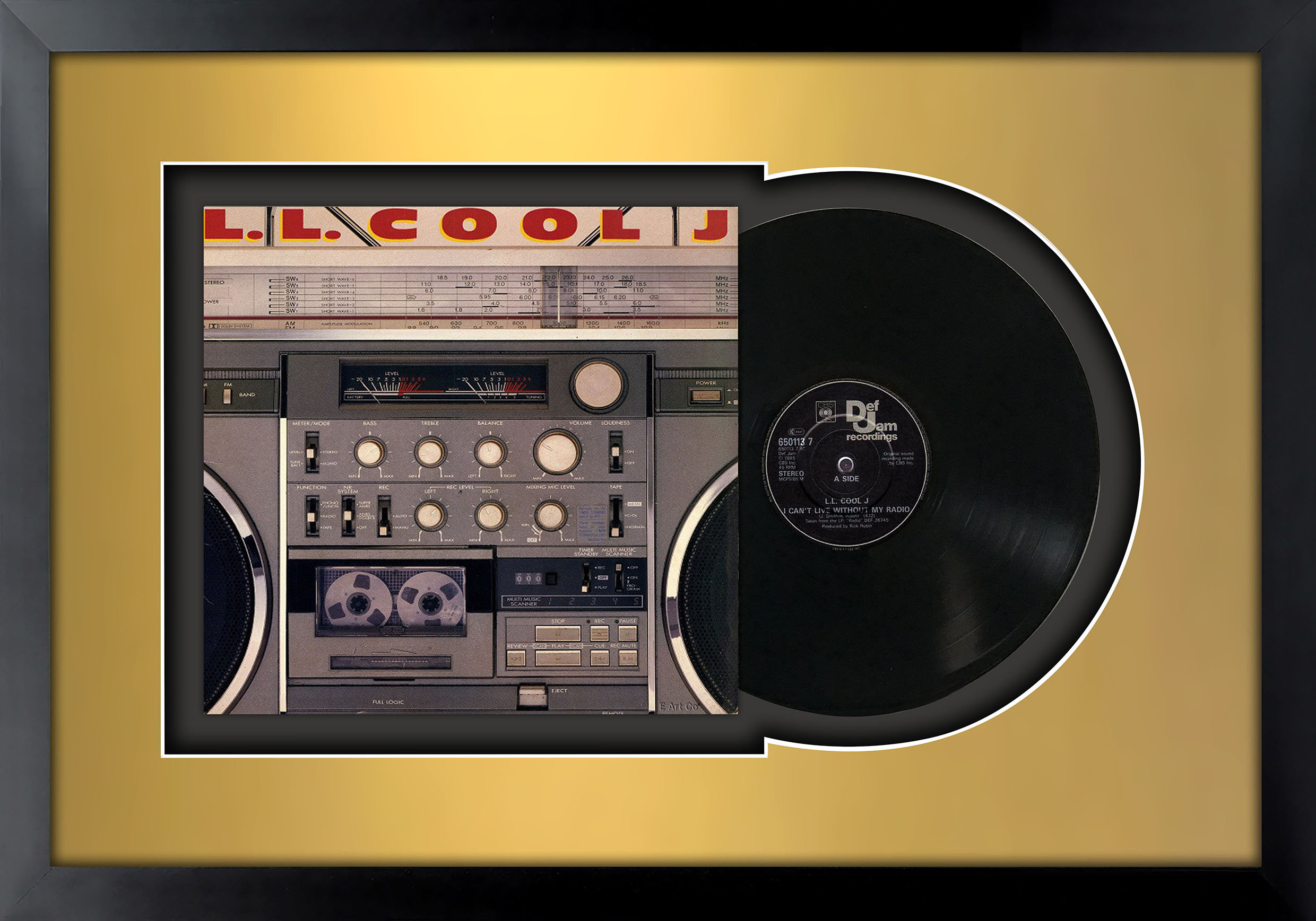 LL Cool J Radio Vinyl LP Record Framed and Ready to Hang - Etsy