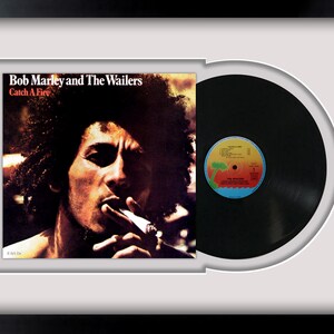 Bob Marley & the Wailers - "catch A Fire", Vinyl LP Record Framed and ...