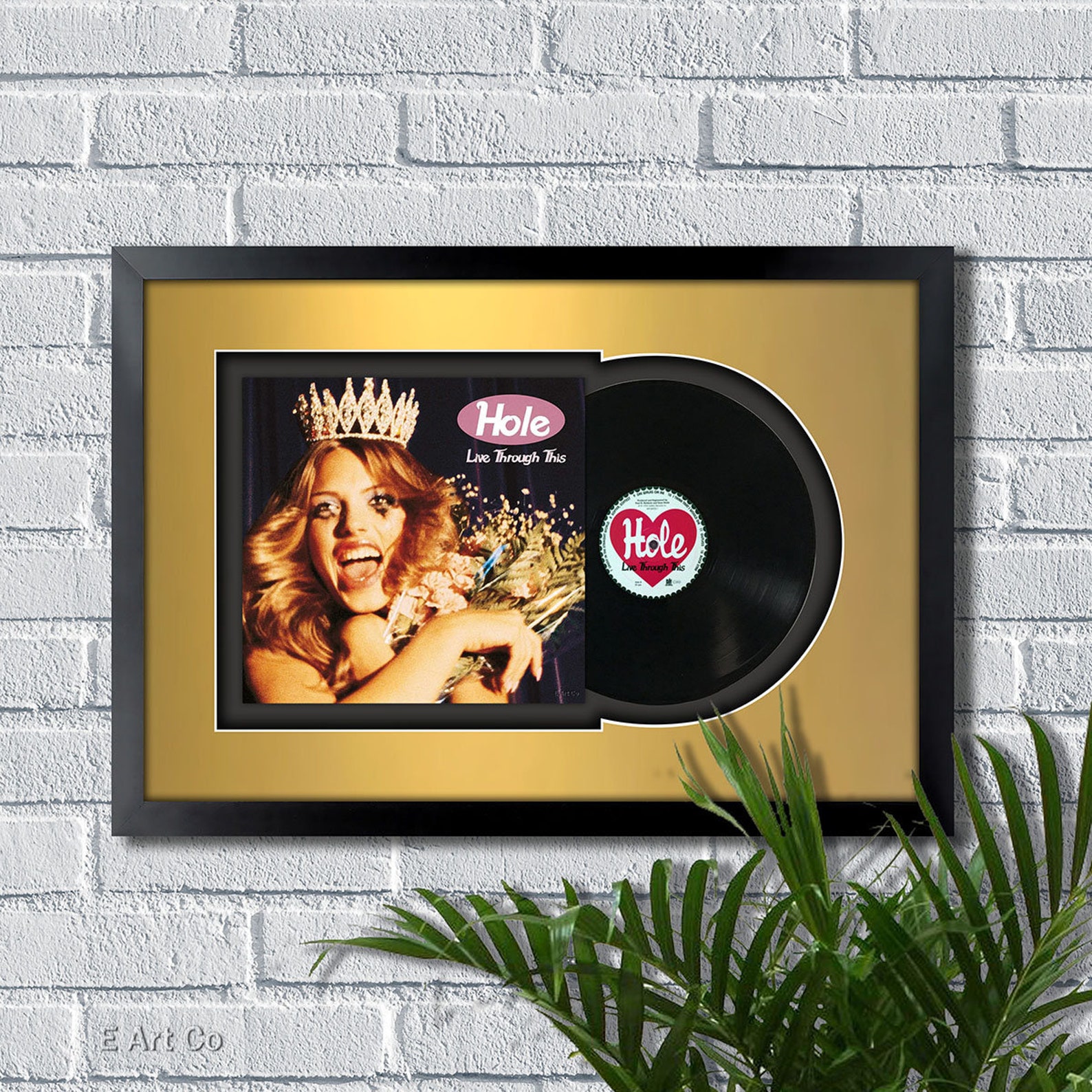 Hole, Live Through This , Vinyl LP Record Framed and Ready to Hang ...