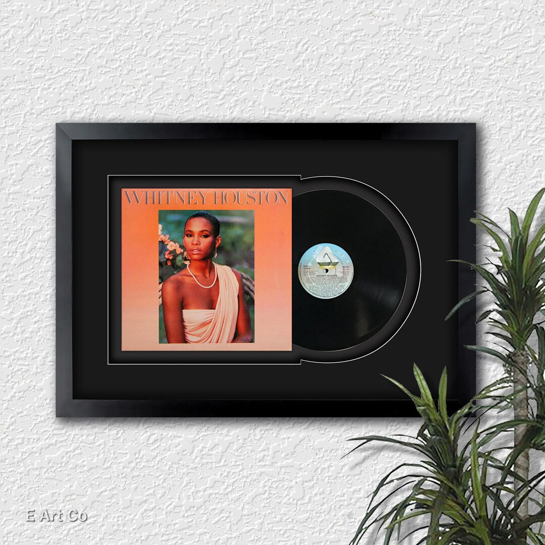 Whitney Houston, Whitney Houston , Vinyl LP Record Framed and Ready to ...