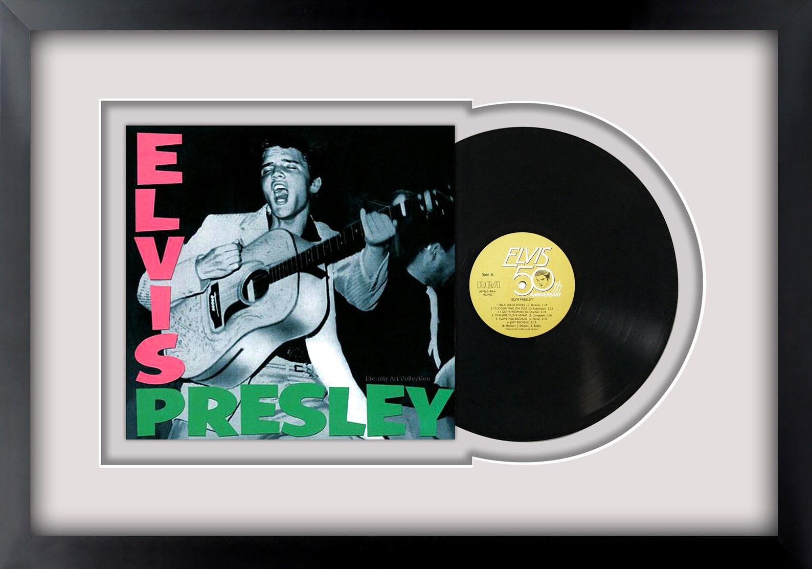 Elvis Presley by Elvis Presley, Vinyl LP Record Framed and Ready to ...