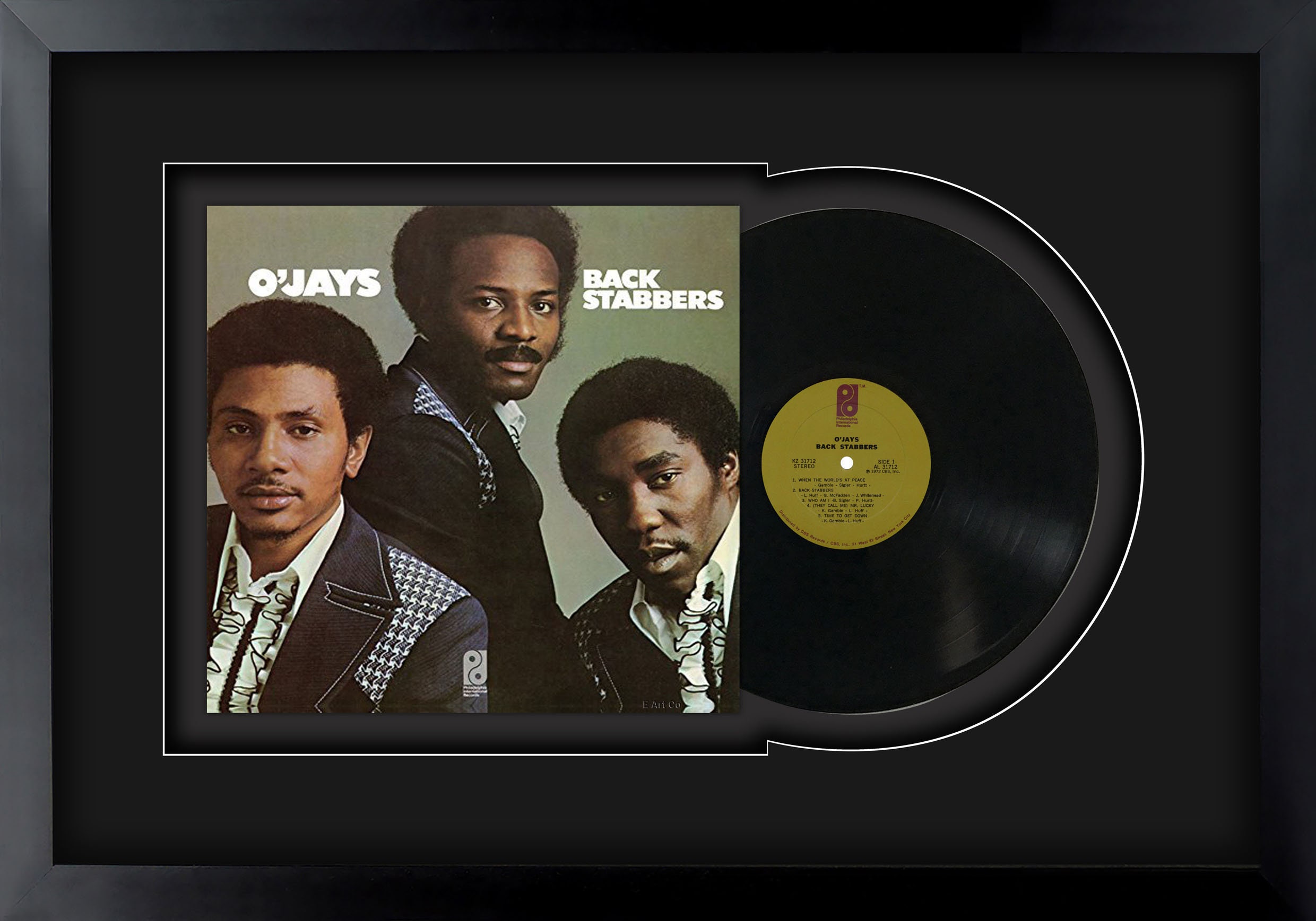 O'jays Back Stabbers Vinyl LP Record Framed and Ready to - Etsy UK
