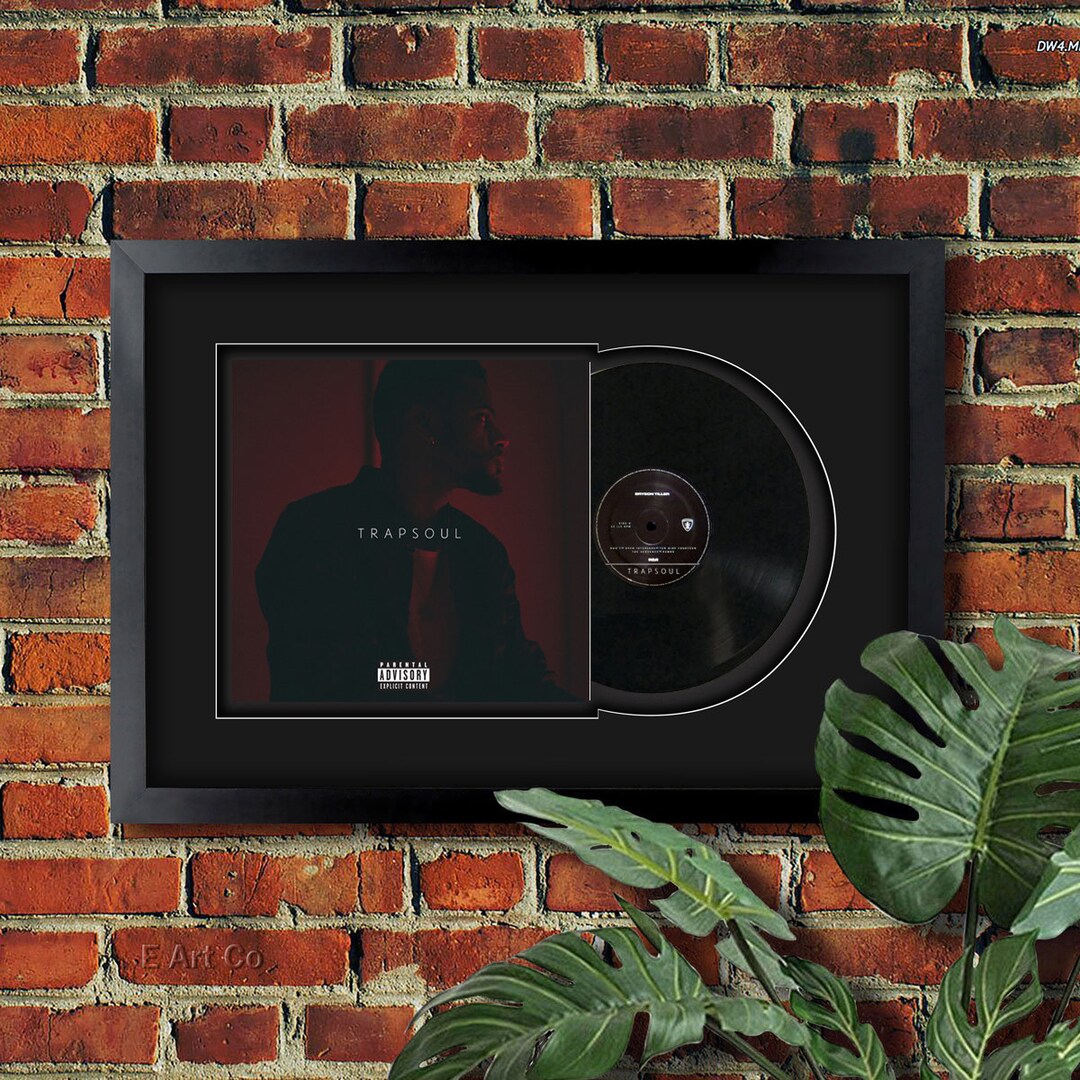 Trapsoul by Bryson Tiller Vinyl LP Record Framed and Ready to Hang ...