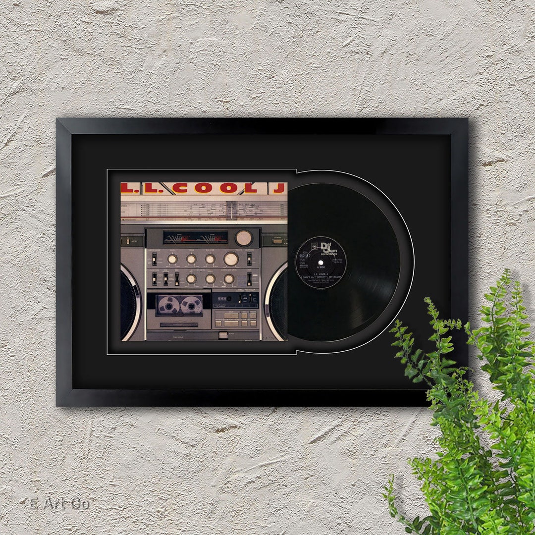 LL Cool J - Radio , Vinyl LP Record Framed and Ready to Hang, Music ...