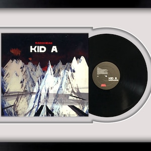 Radiohead - Kid A, Vinyl LP Record Framed and Ready to Hang, Music Gift ...