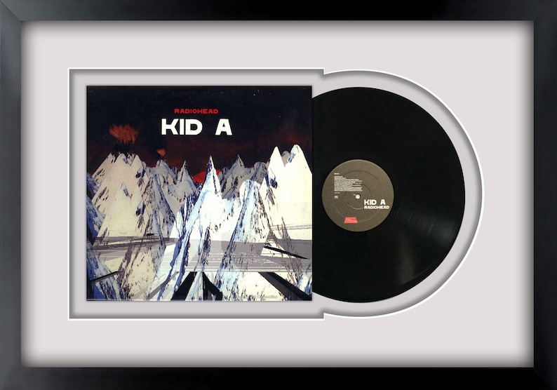 Radiohead - Kid A, Vinyl LP Record Framed and Ready to Hang, Music Gift ...