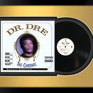 Chronic by Dr. Dre , Vinyl LP Record Framed and Ready to Hang, Music ...