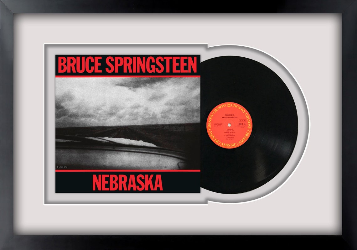 Nebraska by Bruce Springsteen Vinyl LP Record Framed and - Etsy