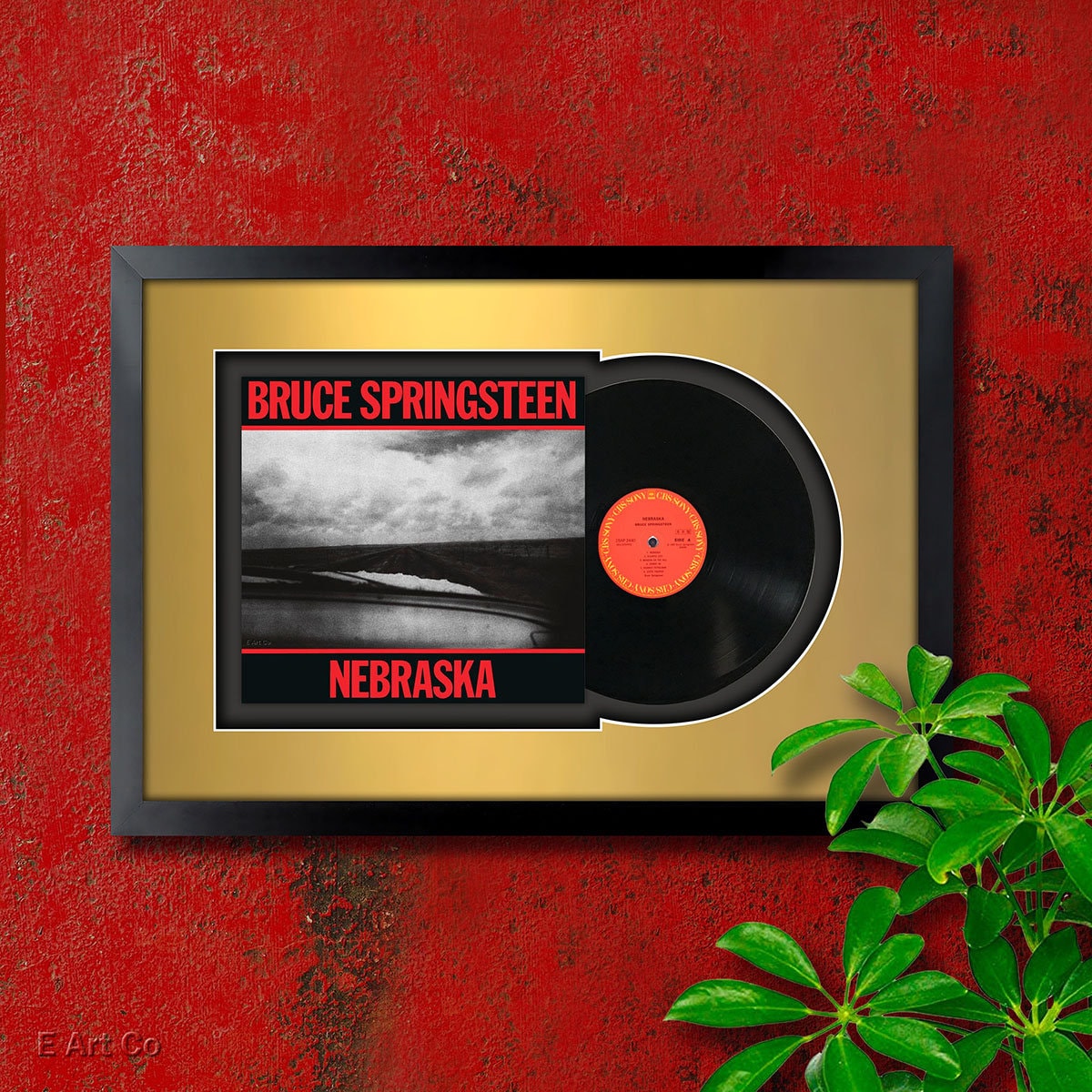 Nebraska by Bruce Springsteen Vinyl LP Record Framed and - Etsy