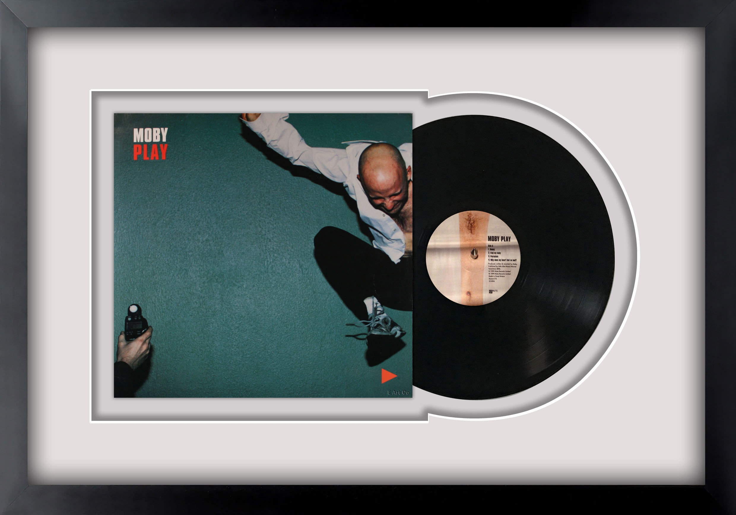 Moby Moby Play Vinyl LP Record Framed and Ready to Hang - Etsy