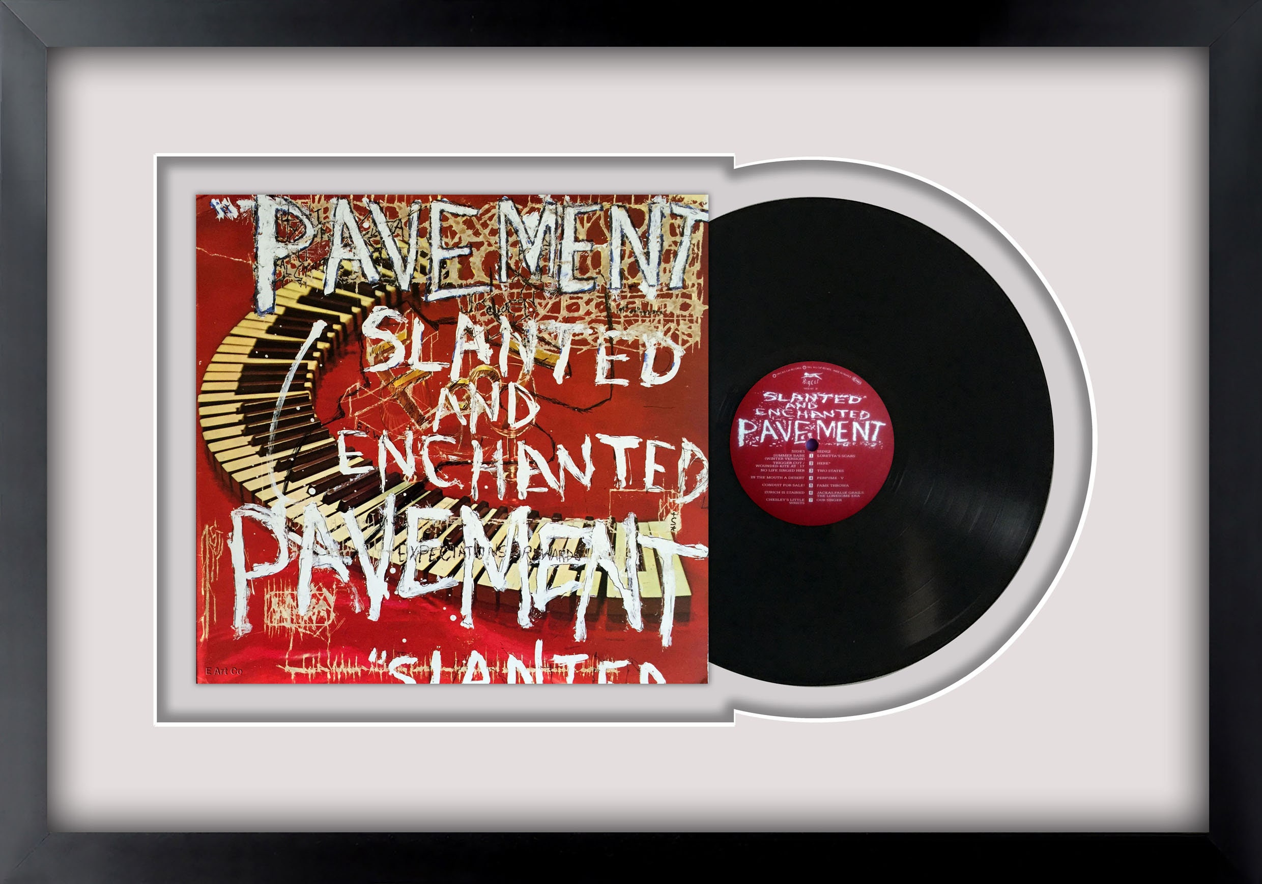 Slanted & Enchanted by Pavement Vinyl LP Record Framed and - Etsy