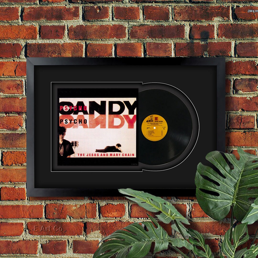 The Jesus and Mary Chain - "psychocandy", Vinyl LP Record Framed and ...