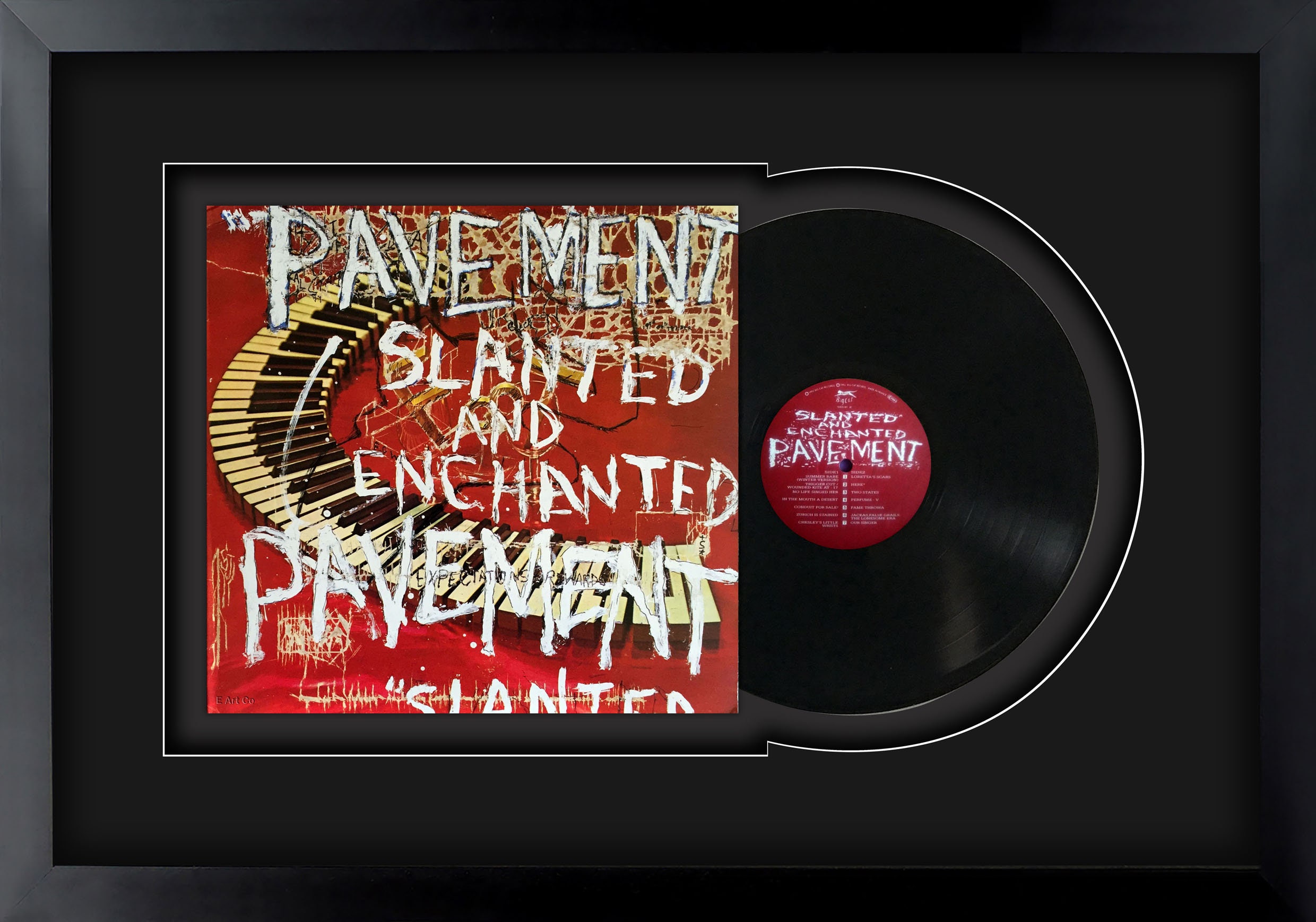 Slanted & Enchanted by Pavement Vinyl LP Record Framed and - Etsy