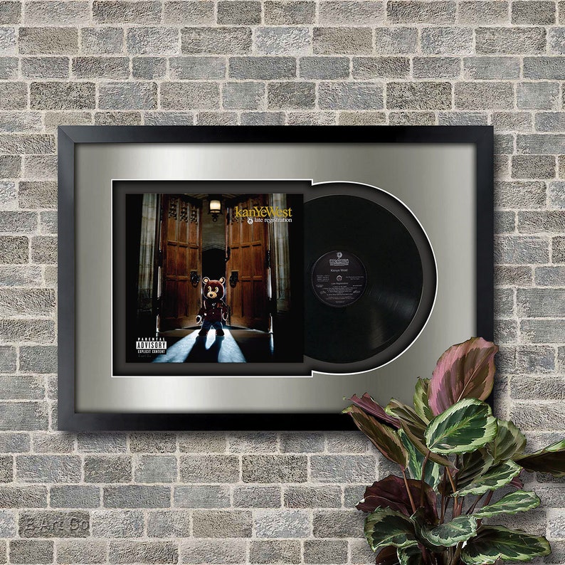 Late Registration by Kanye West Vinyl LP Record Framed and - Etsy