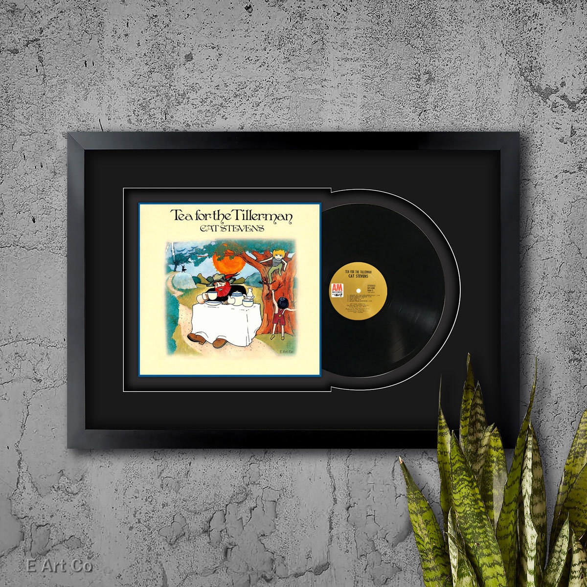 Tea for the Tillerman, Yusuf/cat Stevens , Vinyl LP Record Framed and ...