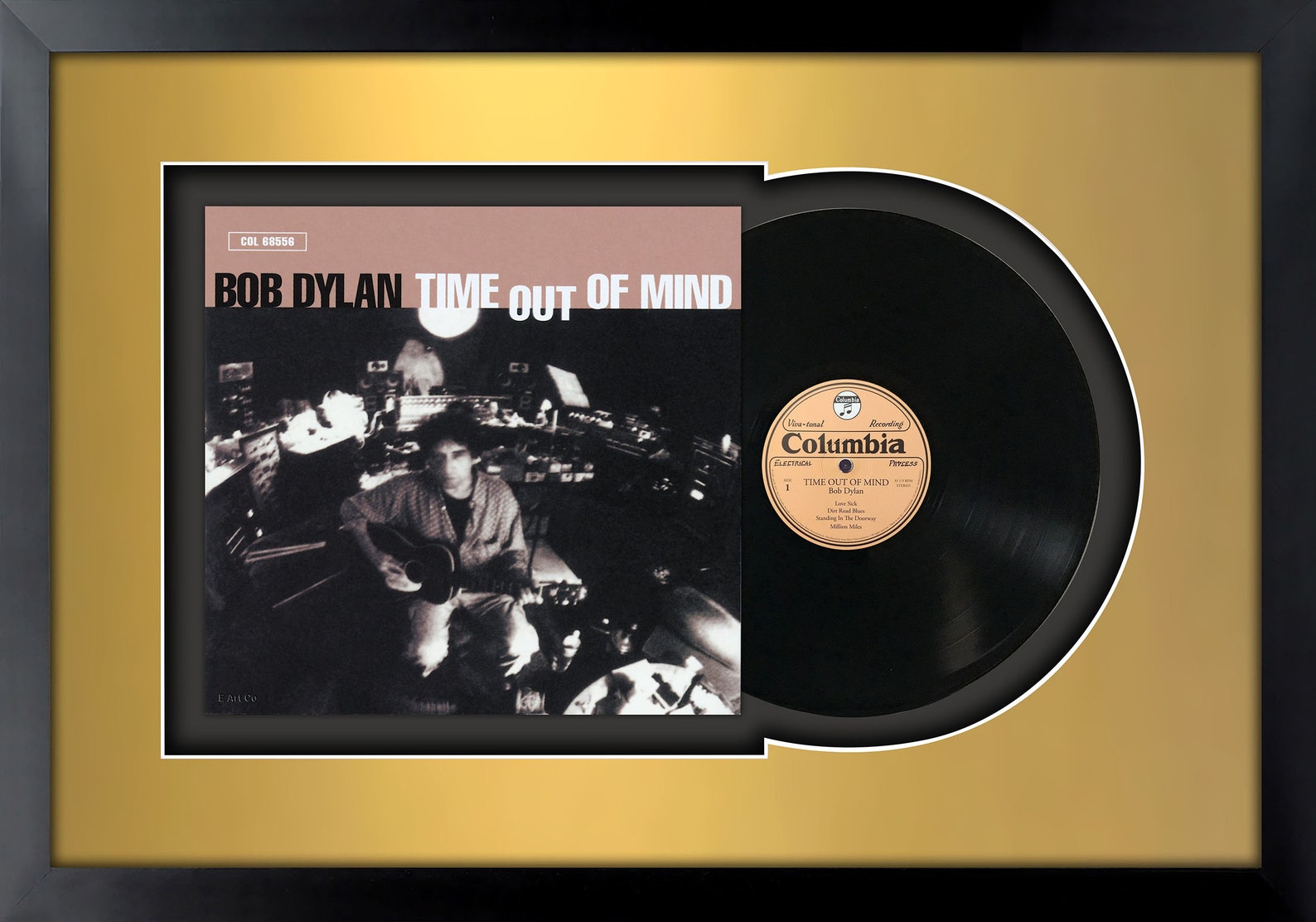 Bob Dylan, Time Out of Mind, Vinyl LP Record Framed and Ready to Hang ...