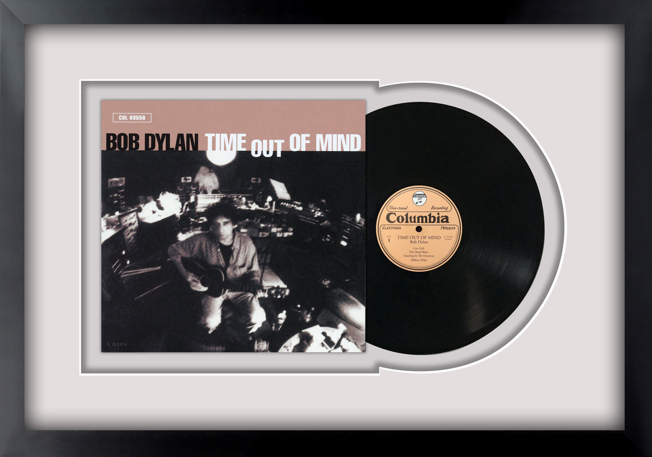 Bob Dylan, Time Out of Mind, Vinyl LP Record Framed and Ready to Hang ...
