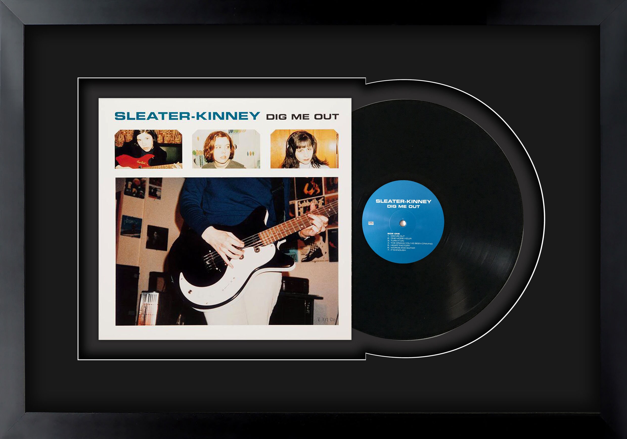 Sleater Kinney Dig Me Out Vinyl Lp Record Framed And Ready Etsy