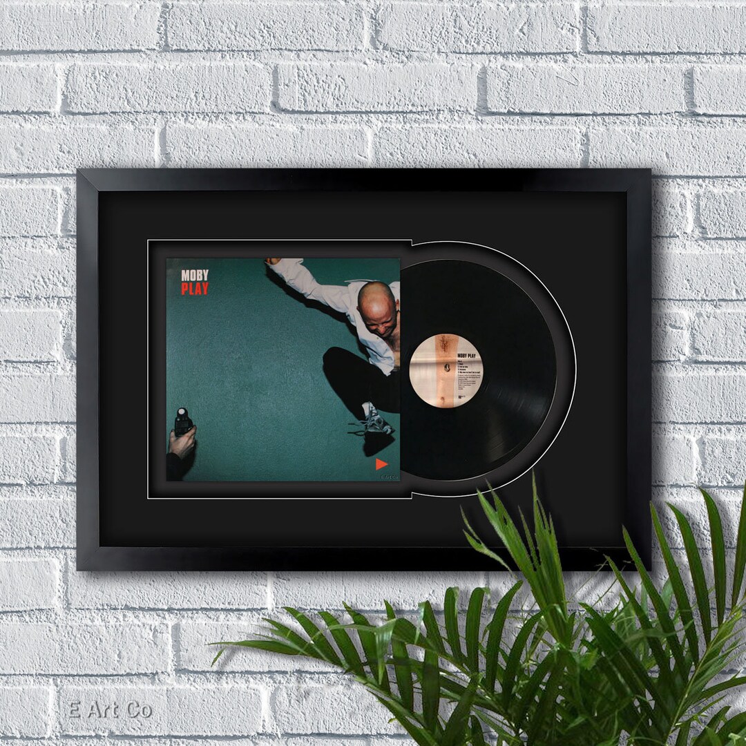 Moby, Moby Play, Vinyl LP Record Framed and Ready to Hang, Music Gift ...