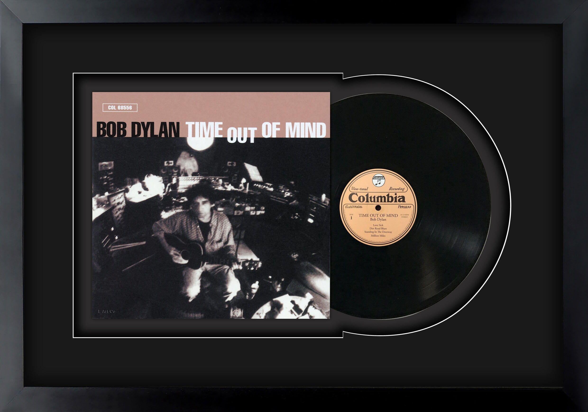 Bob Dylan, Time Out of Mind, Vinyl LP Record Framed and Ready to Hang ...