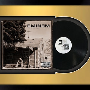 The Marshall Mathers Eminem Bond, Vinyl LP Record Framed and Ready to ...
