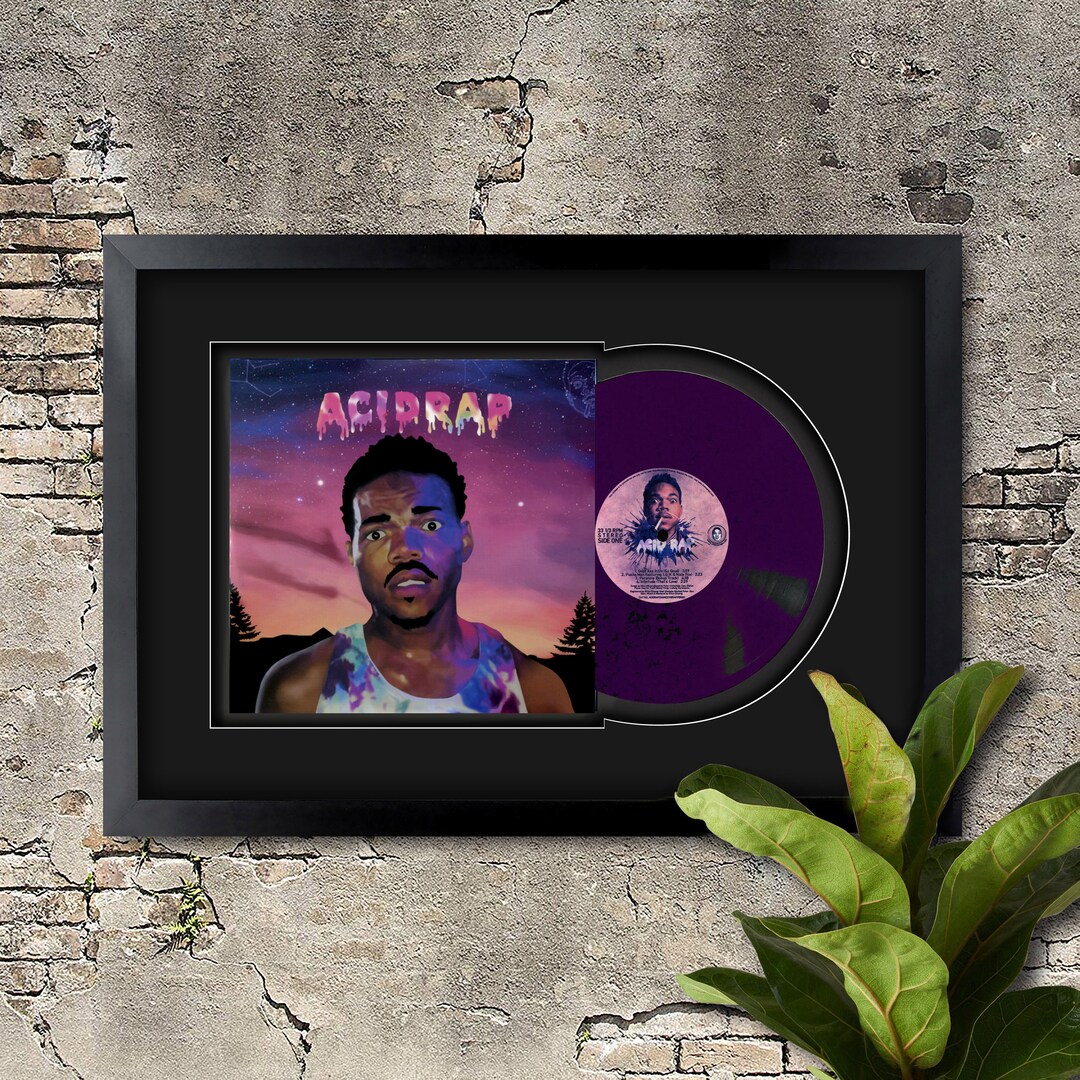 Chance the Rapper, Acid Rap, Vinyl LP Record Framed and Ready to Hang ...
