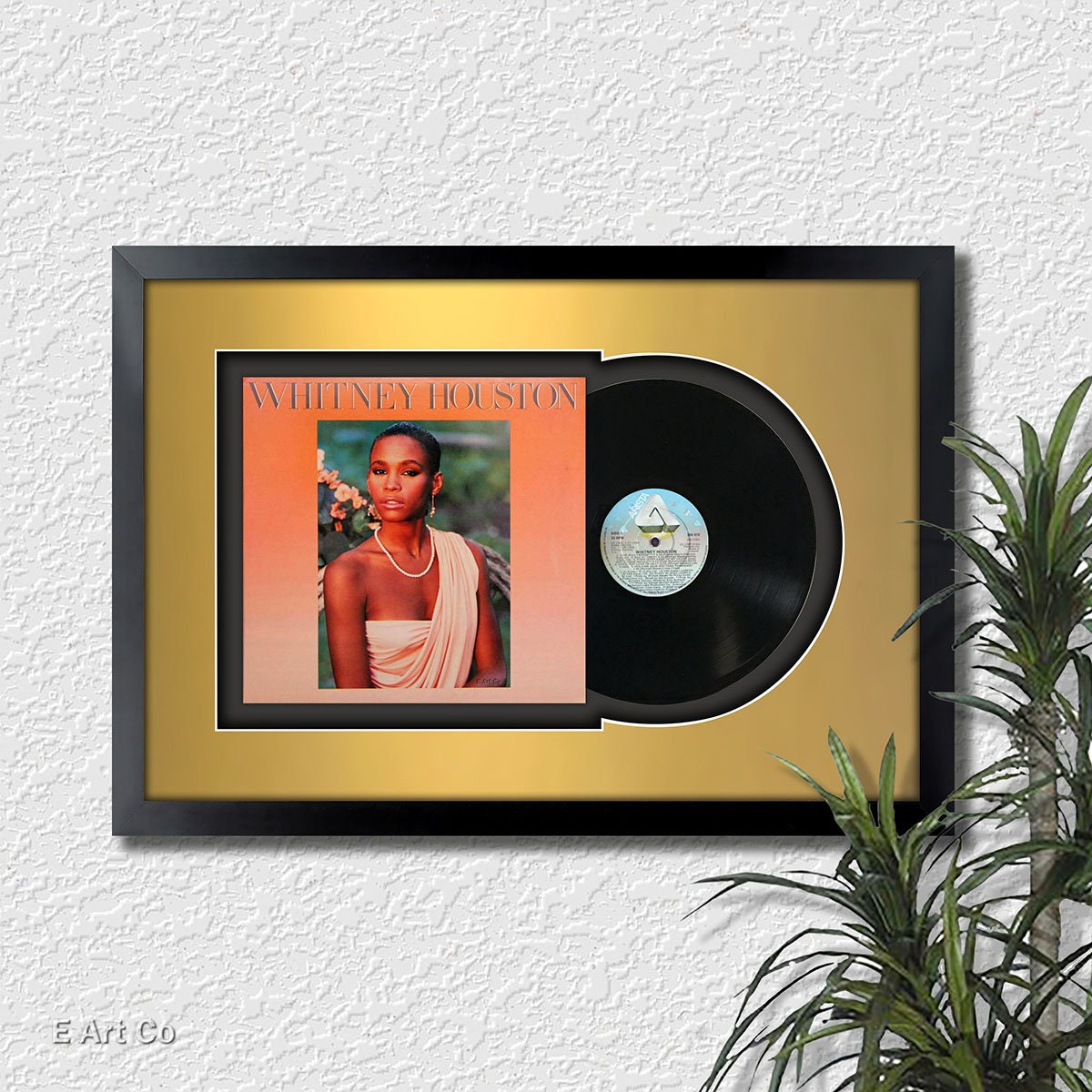 Whitney Houston Whitney Houston Vinyl LP Record Framed and - Etsy