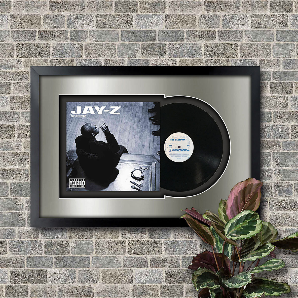 The Blueprint by Jay-z , Vinyl LP Record Framed and Ready to Hang ...