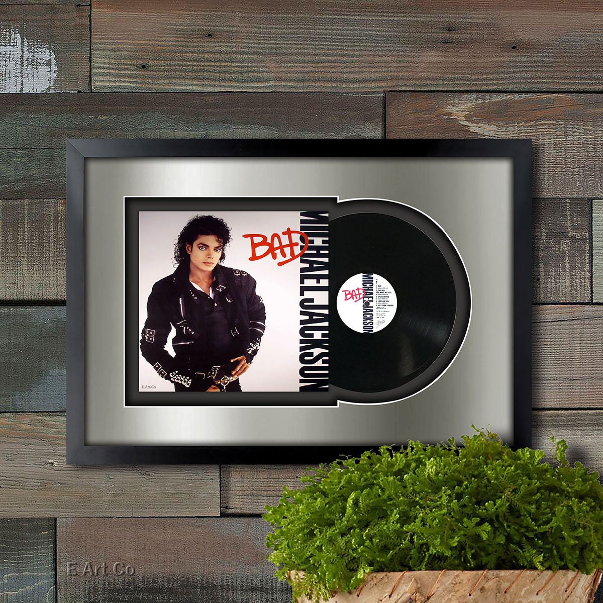 Bad by Michael Jackson Vinyl LP Schallplatte gerahmt und - Etsy.de