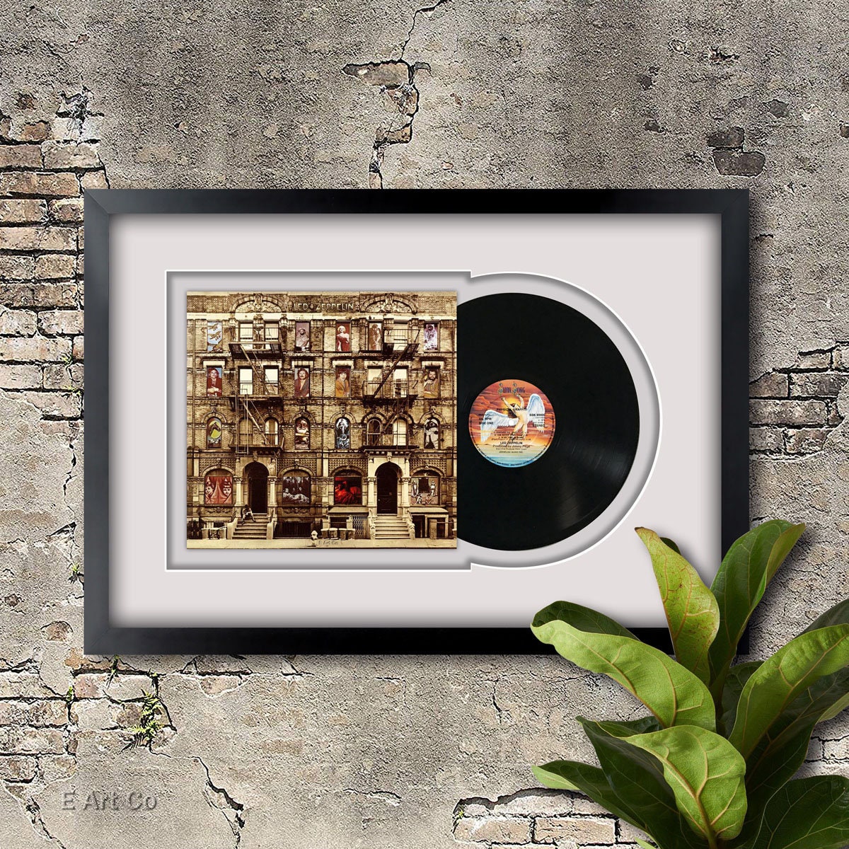 Led Zeppelin Physical Graffiti Vinyl LP Record Framed and - Etsy