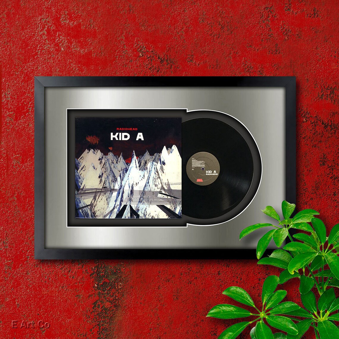 Radiohead - Kid A, Vinyl LP Record Framed and Ready to Hang, Music Gift ...