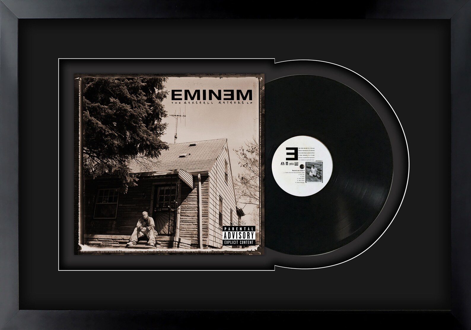 The Marshall Mathers Eminem Bond Vinyl LP Record Framed and - Etsy