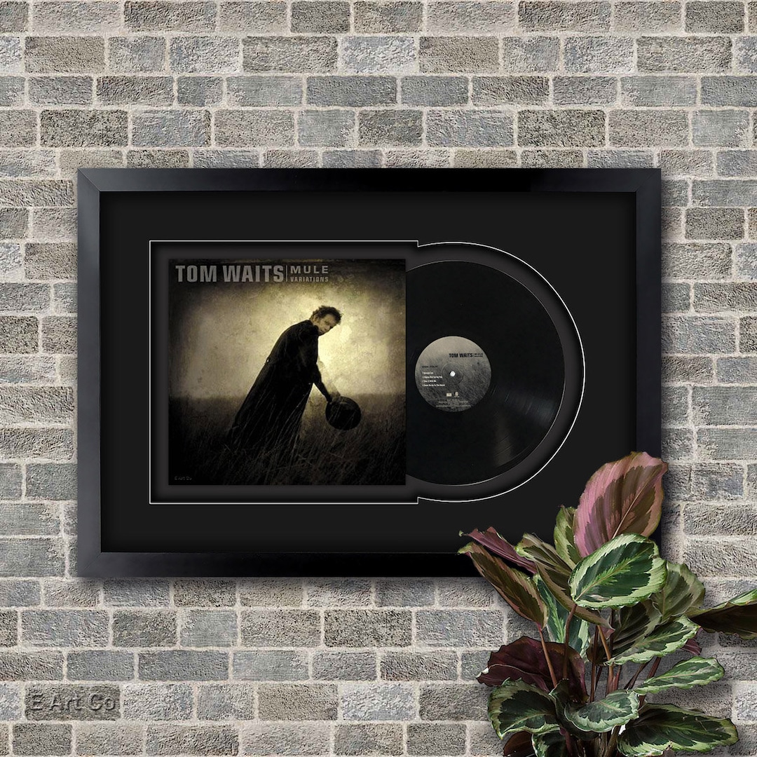 Tom Waits, Mule Variations, Vinyl LP Record Framed and Ready to Hang ...