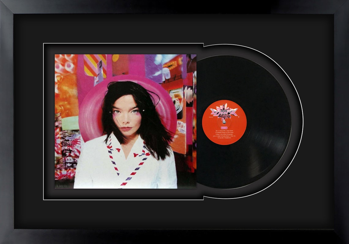 Bjork Post Vinyl LP Record Framed and Ready to Hang Music | Etsy