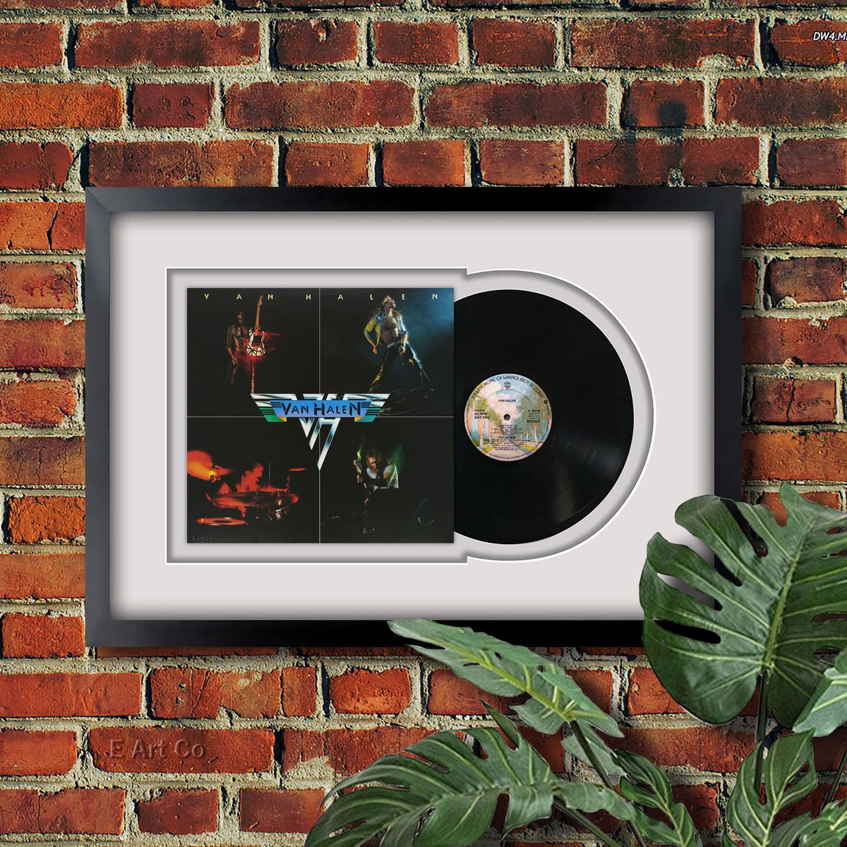 Van Halen, Van Halen, Vinyl LP Record Framed and Ready to Hang, Music ...