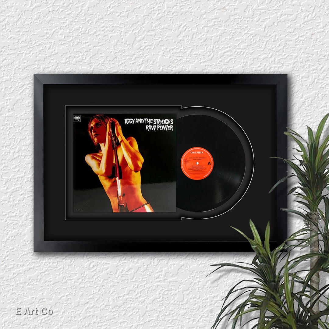 Raw Power by Iggy & the Stooges, Vinyl LP Record Framed and Ready to ...