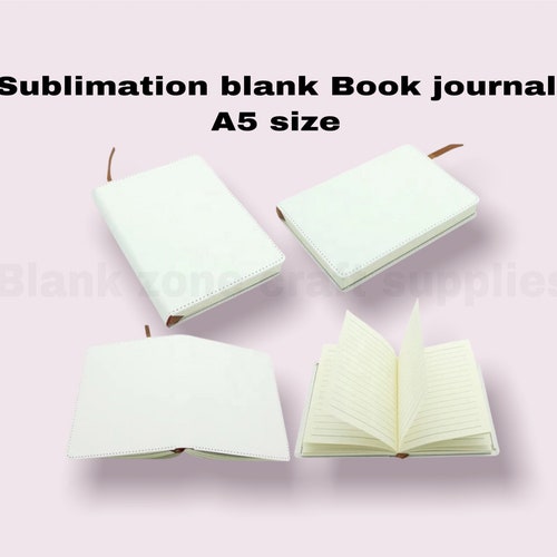 10x Pack_ A6 Size Sublimation Blank Journal Sublimation - Etsy