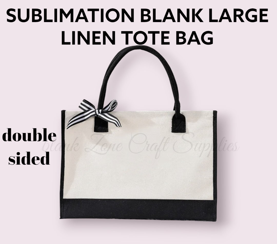Large Sublimation Blank Tote Bag - Etsy Large Sublimation Blank Tote Bag - Etsy