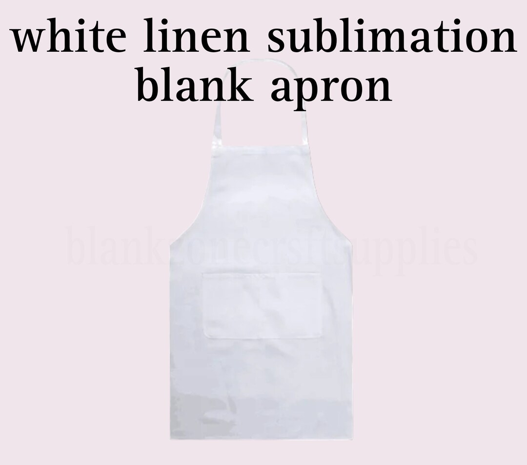 Blank Linen Sublimation Apron - Etsy