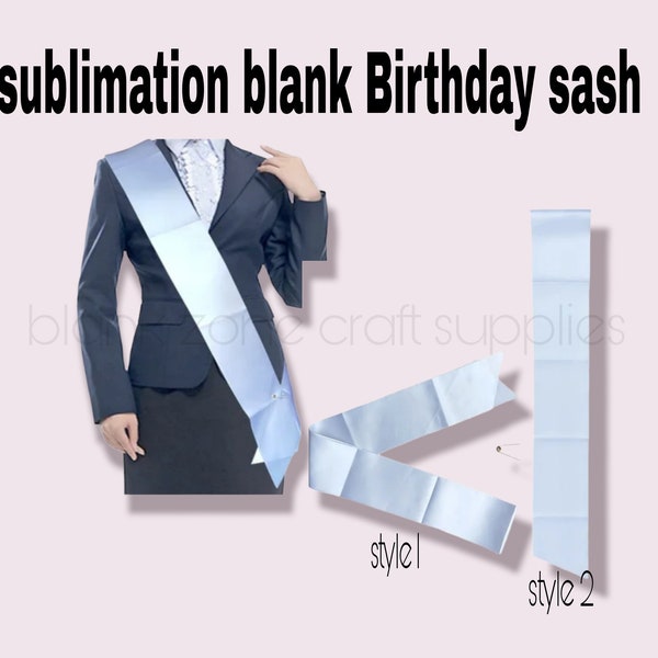 Sublimation Sashes - Etsy