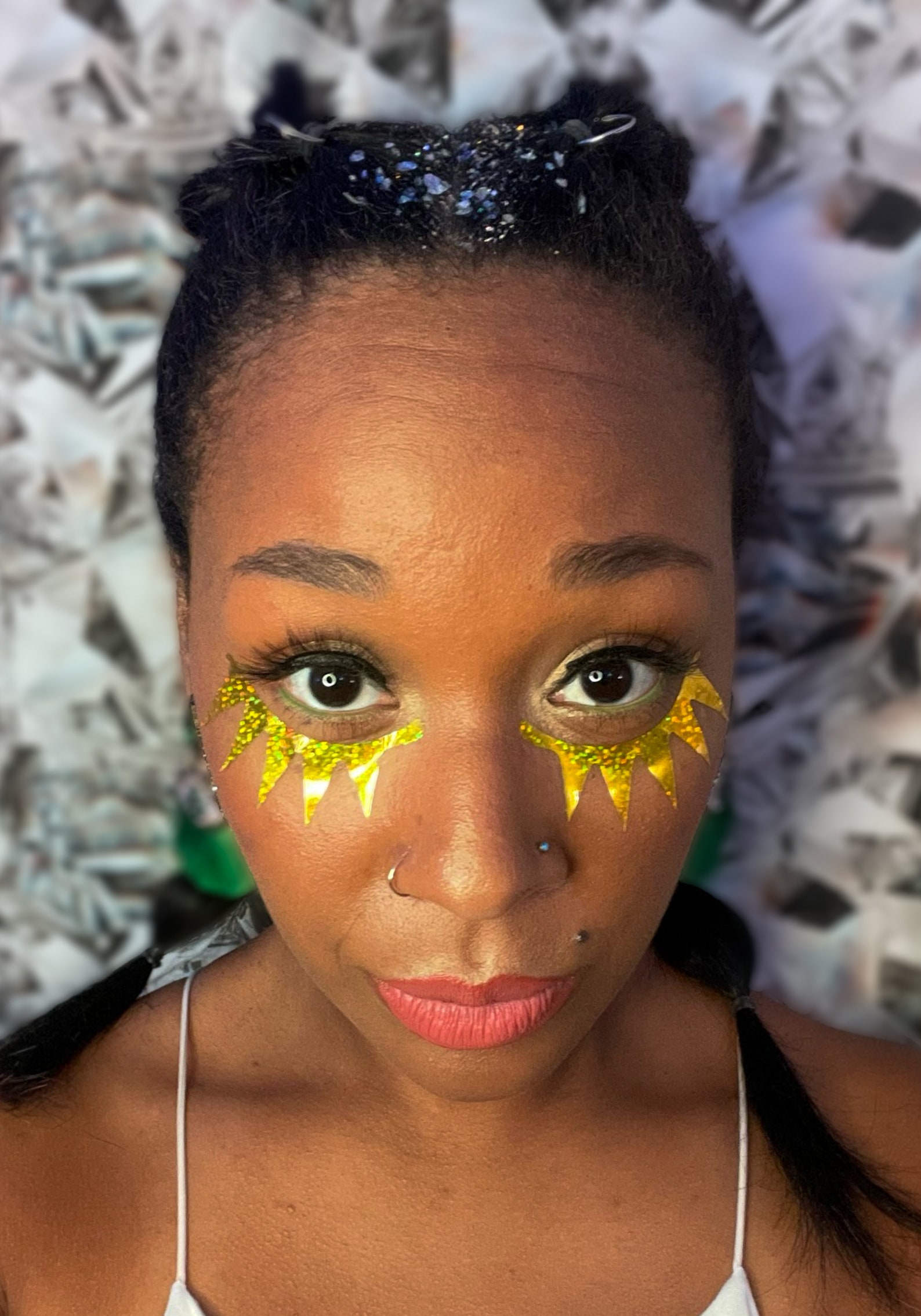 Sunshine Holographic Face Decals - Etsy